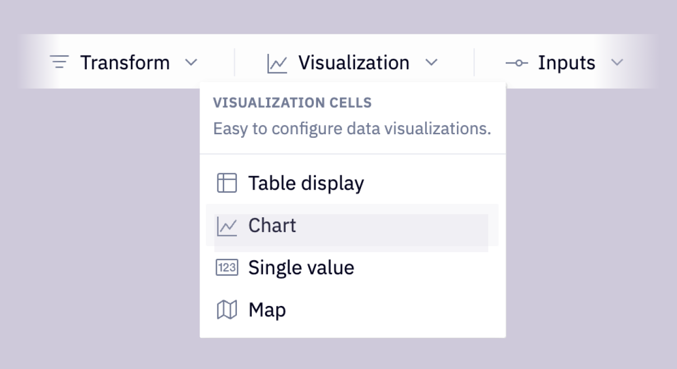 Chart cells | Learn | Hex Technologies