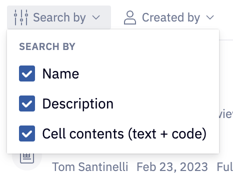 Workspace search | Learn | Hex Technologies