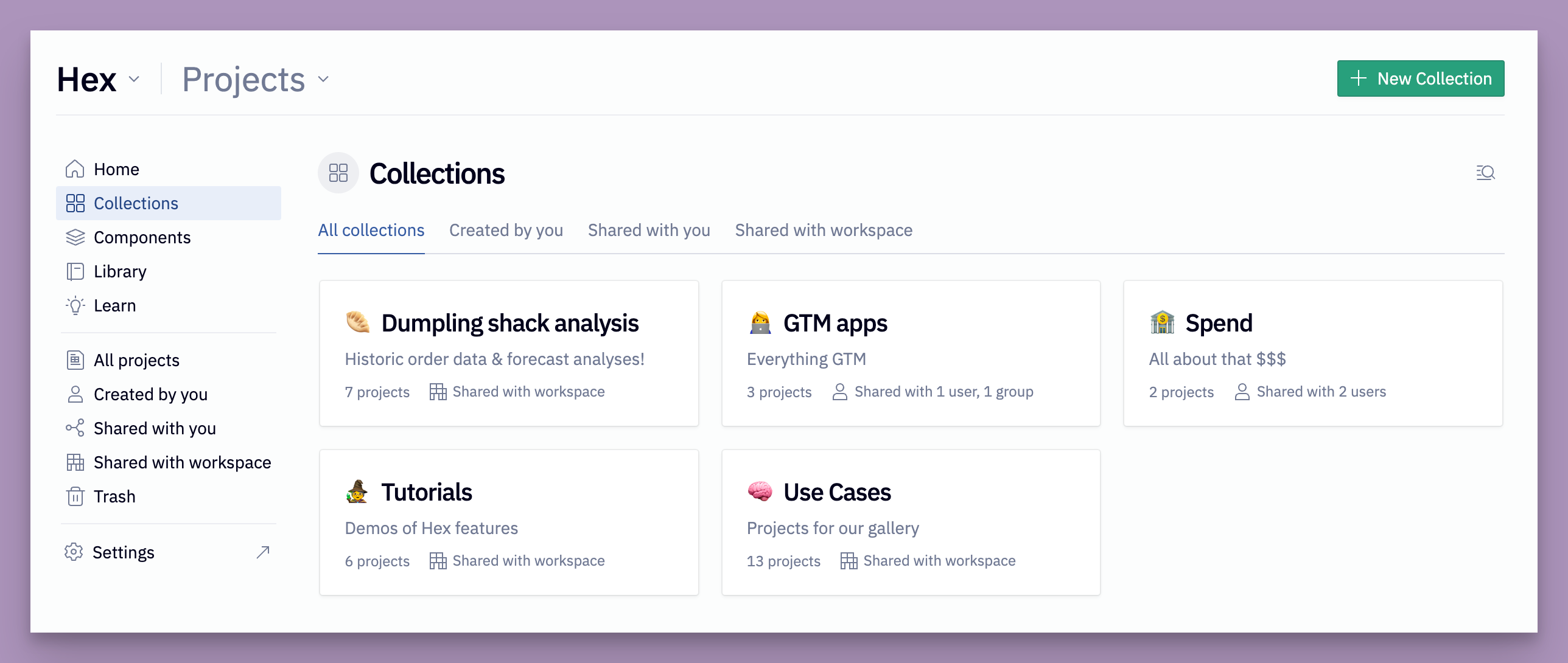 Collections | Learn | Hex Technologies