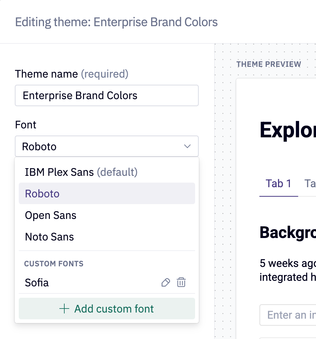 Custom styling | Learn | Hex Technologies