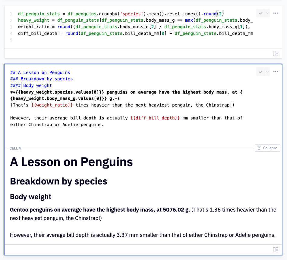 Text cells | Learn | Hex Technologies