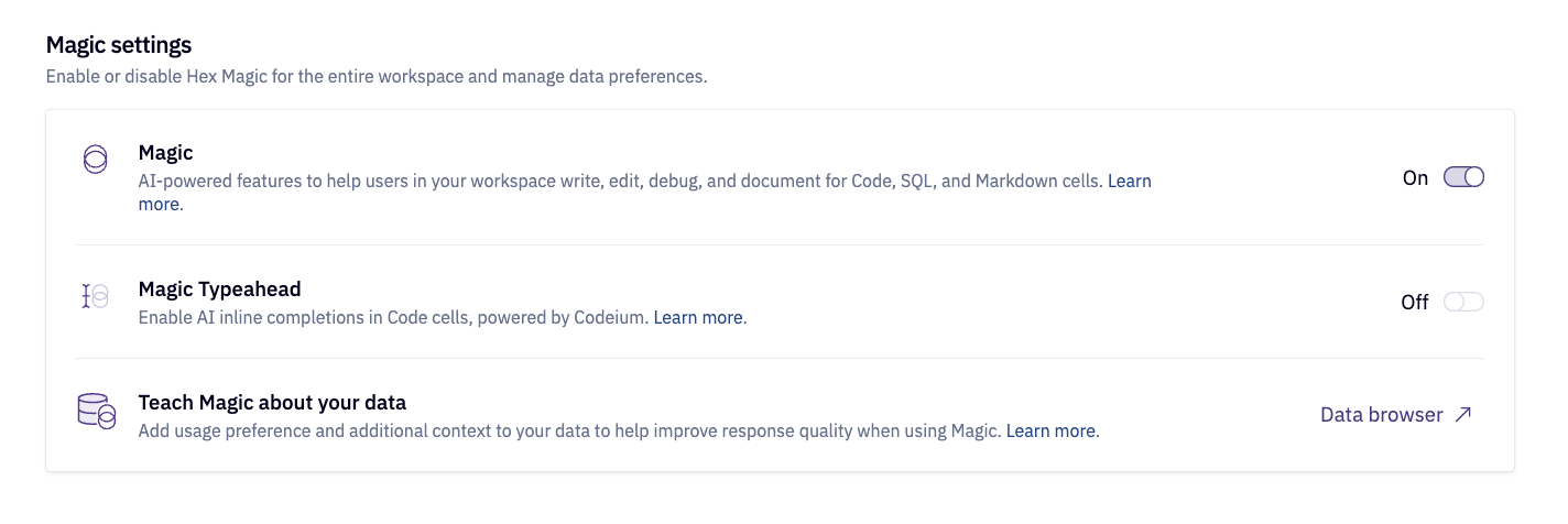 Enable Magic Learn Hex Technologies