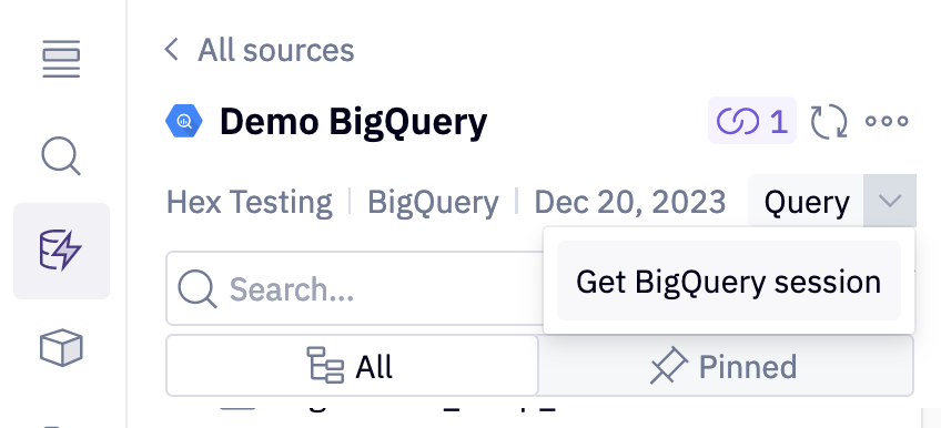 BigQuery DataFrames integration | Learn | Hex Technologies
