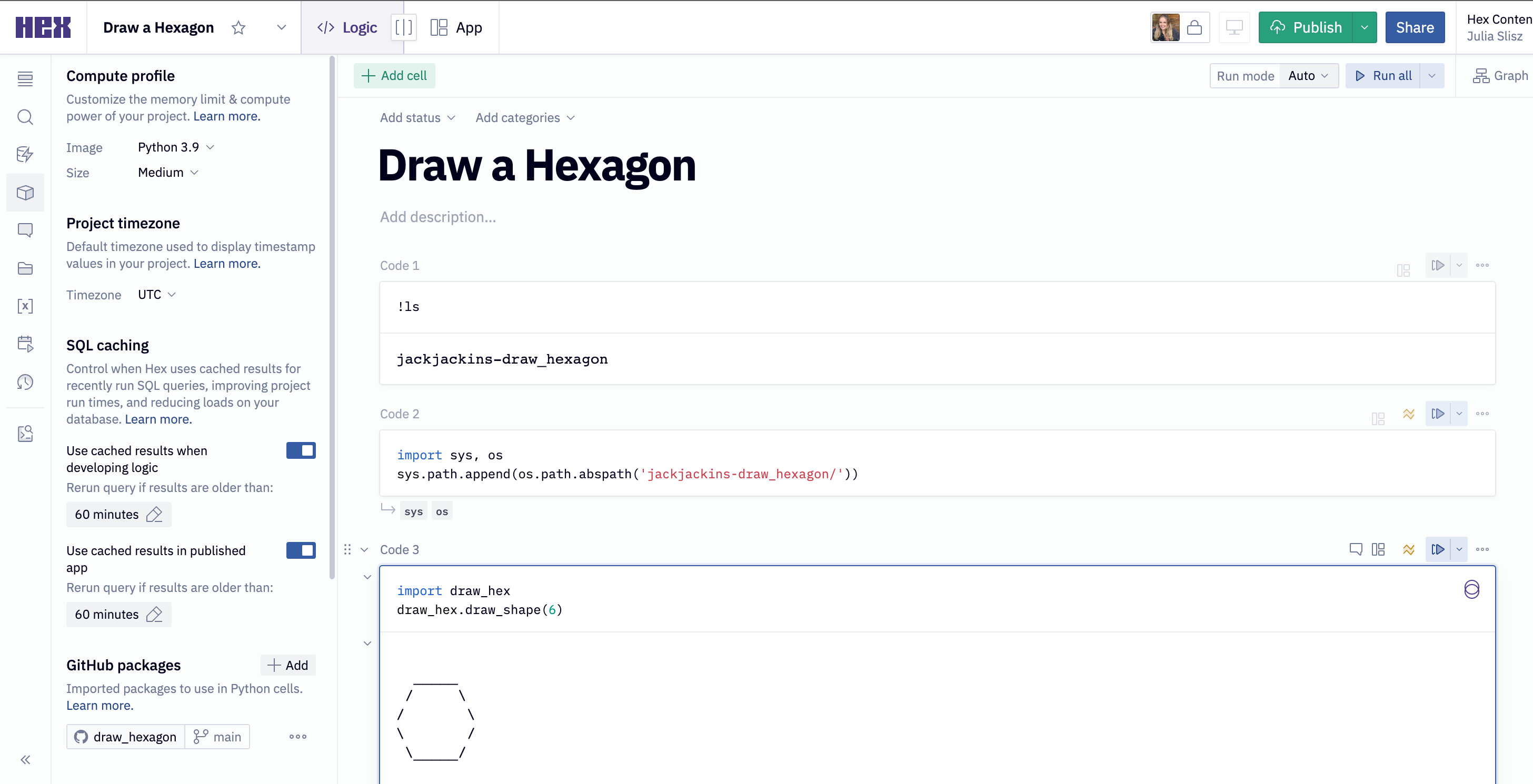 Using packages | Learn | Hex Technologies