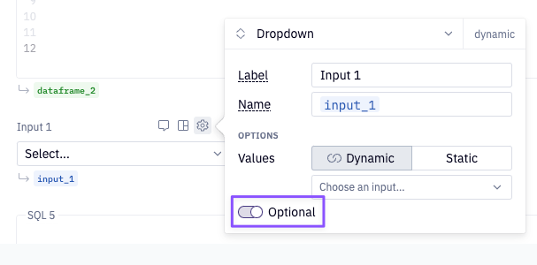 Dropdown inputs | Learn | Hex Technologies