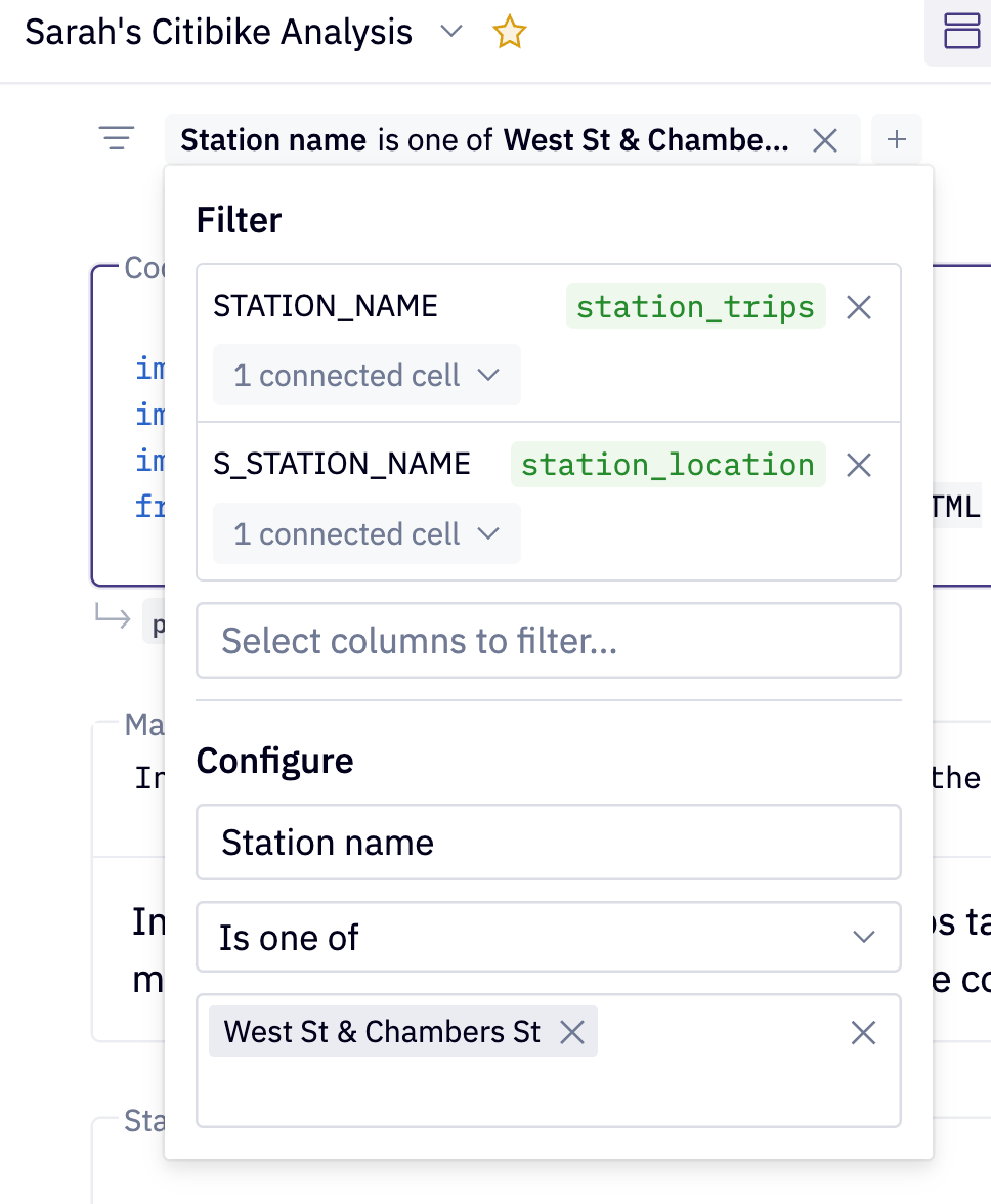 Project filters | Learn | Hex Technologies