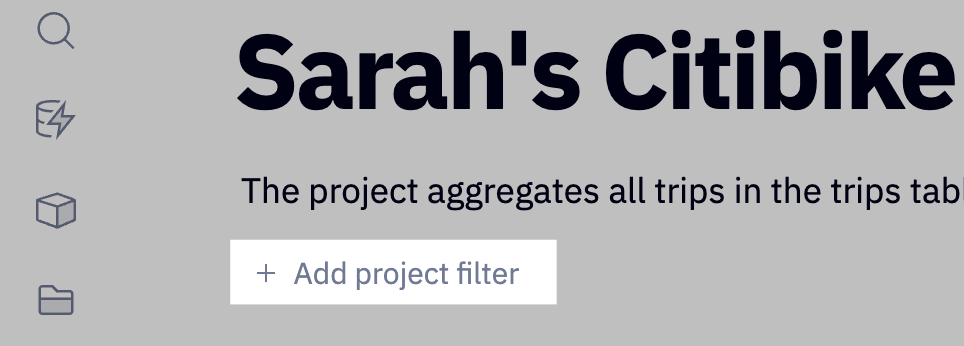 Project filters | Learn | Hex Technologies