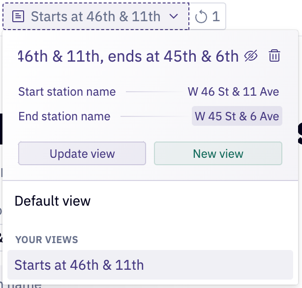 Saved views | Learn | Hex Technologies