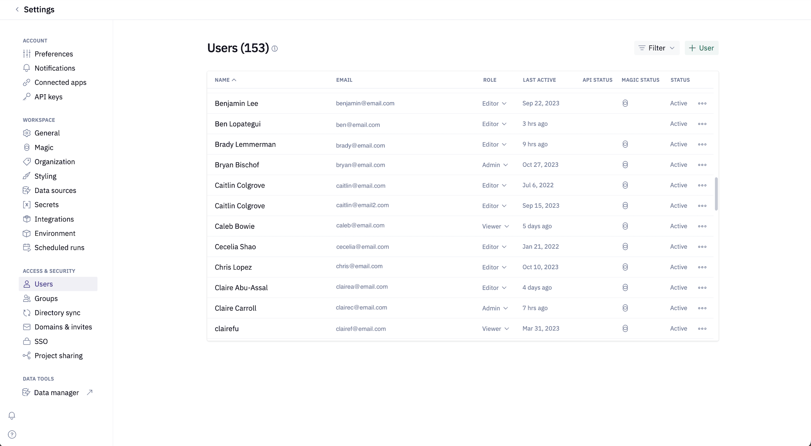 Workspace administration | Learn | Hex Technologies